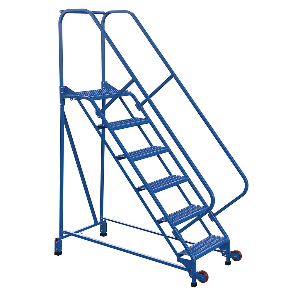 Vestil - Steel Tilt & Roll Rolling Ladder: Type Type IA, 60" Platform ...