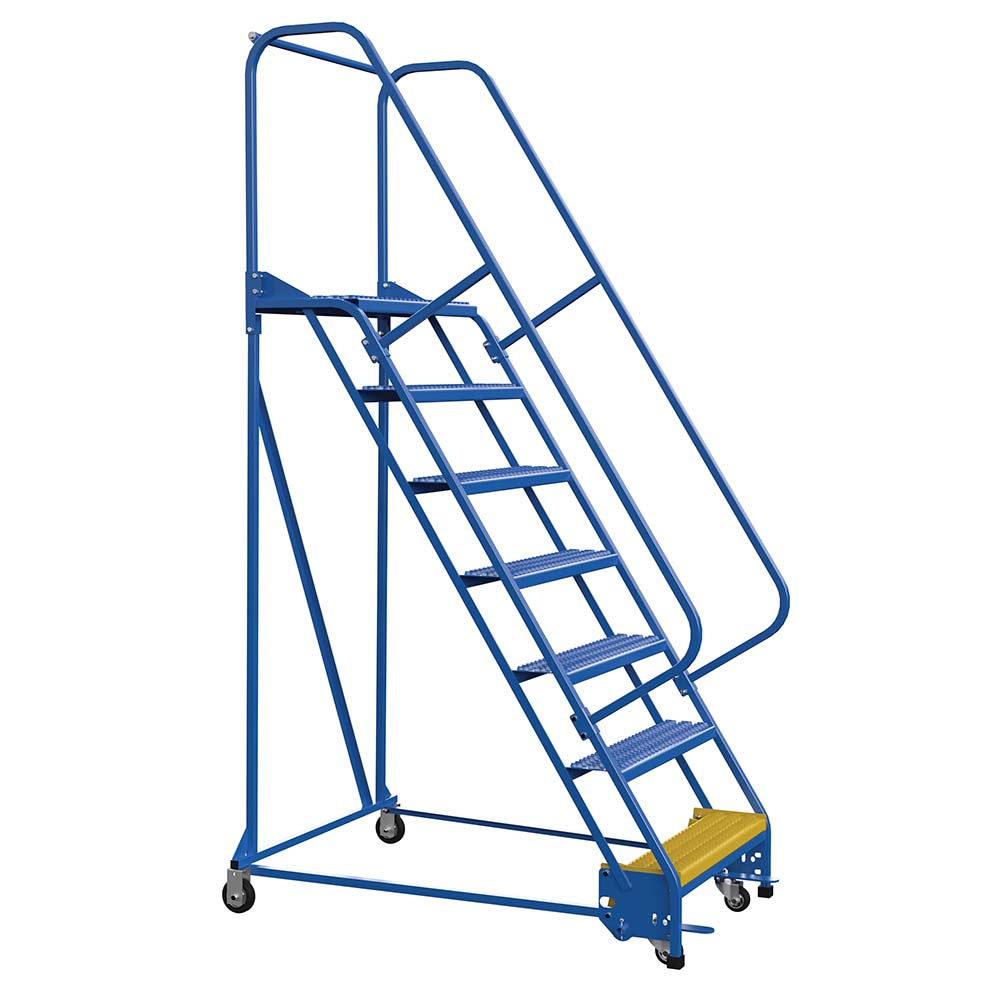 Vestil - Steel Rolling Ladder: Type Type IA, 70" Platform, 7 Step | MSC ...