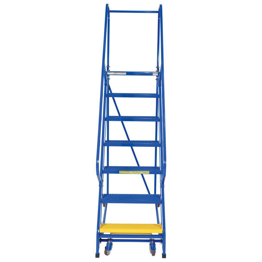 Vestil - Steel Rolling Ladder: Type Type IA, 100" Platform, 10 Step ...