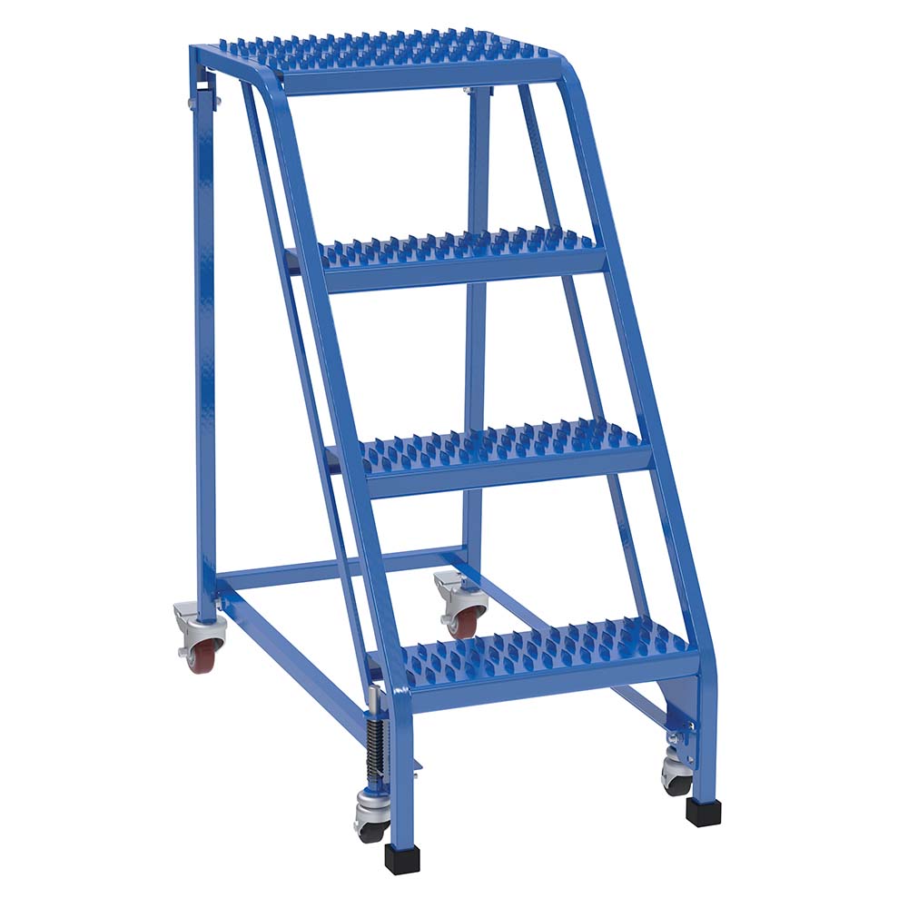 Vestil - Steel Rolling Ladder: Type Type IA, 40" Platform, 4 Step | MSC ...