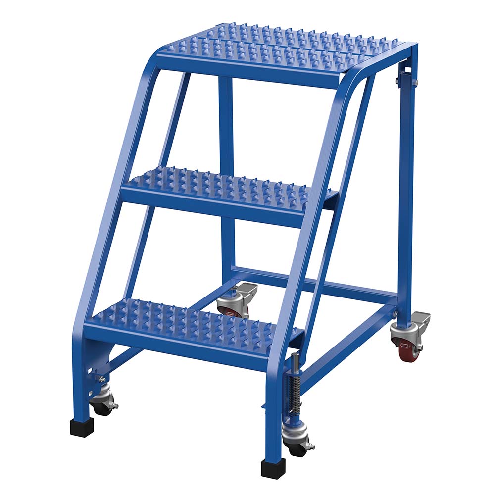 Vestil - Steel Rolling Ladder: Type Type IA, 30" Platform, 3 Step | MSC ...