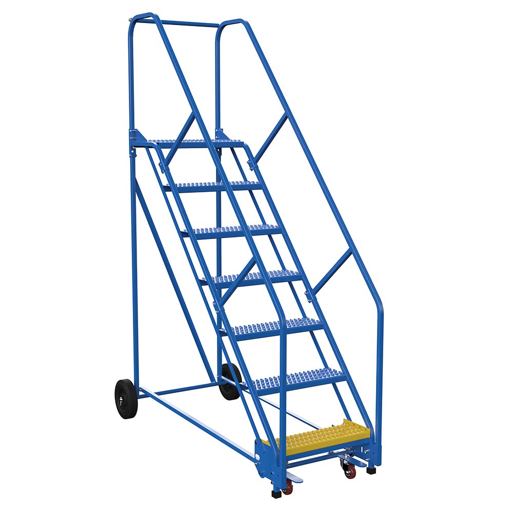 Vestil - Steel Rolling Ladder: Type Type IA, 70" Platform, 350 lb ...