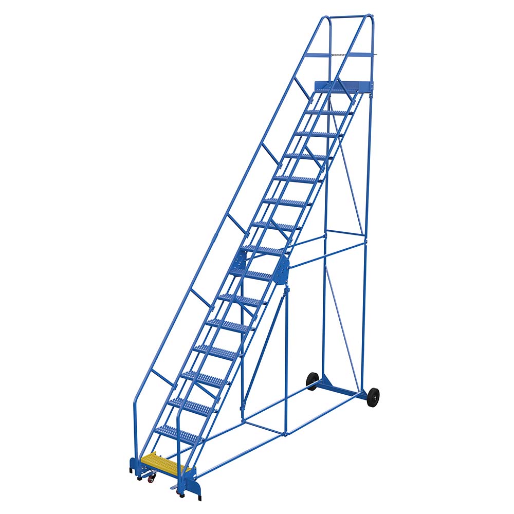 Vestil - Steel Rolling Ladder: Type Type IA, 160" Platform, 350 lb ...