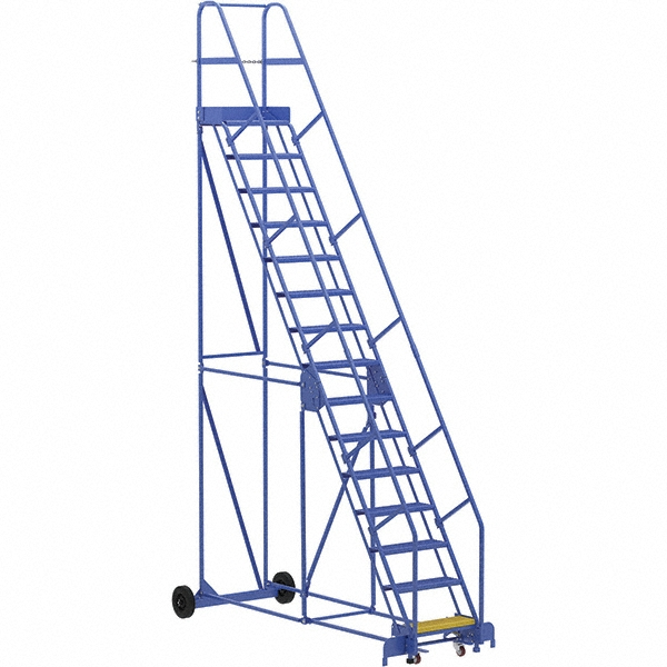 Vestil - Steel Rolling Ladder: Type Type IA, 150" Platform, 350 lb ...