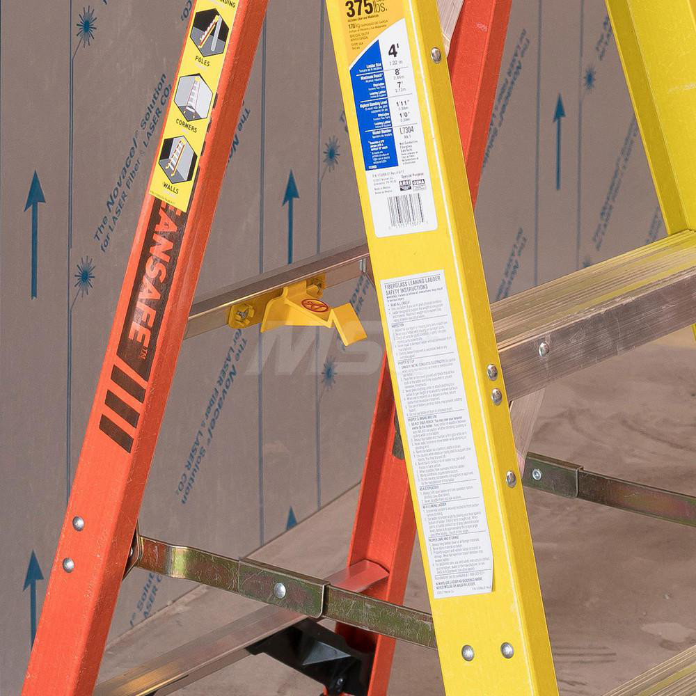 Werner - 10 Step Fiberglass Foldable Step Ladder: Type IAA 375 lb ...