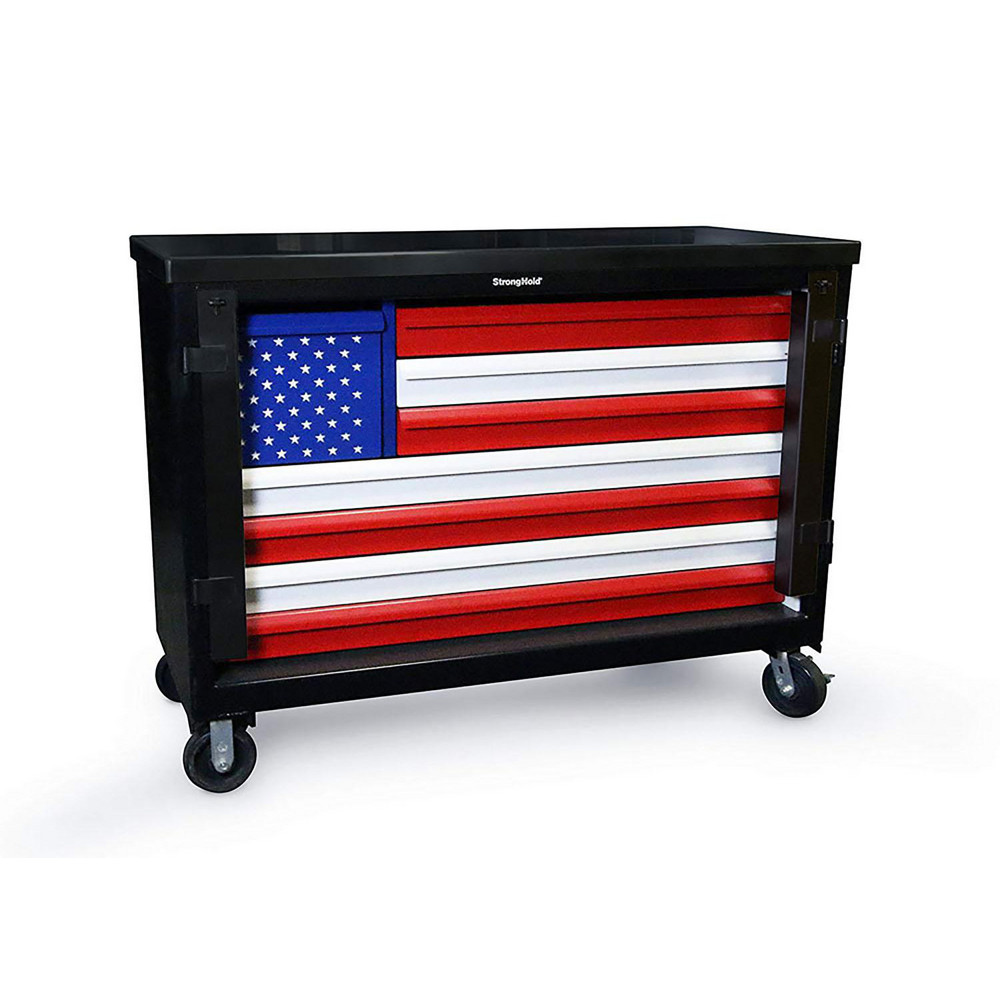 Strong Hold - Steel Tool Roller Cabinet: 60" Wide, 44" High, 24" Deep ...