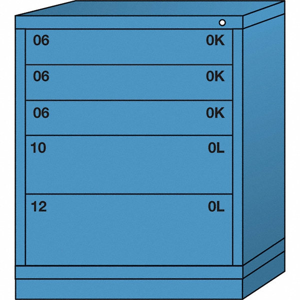 Lyon - Modular Steel Storage Cabinet: 30" Wide, 28-1/4" Deep, 37-3/16 ...