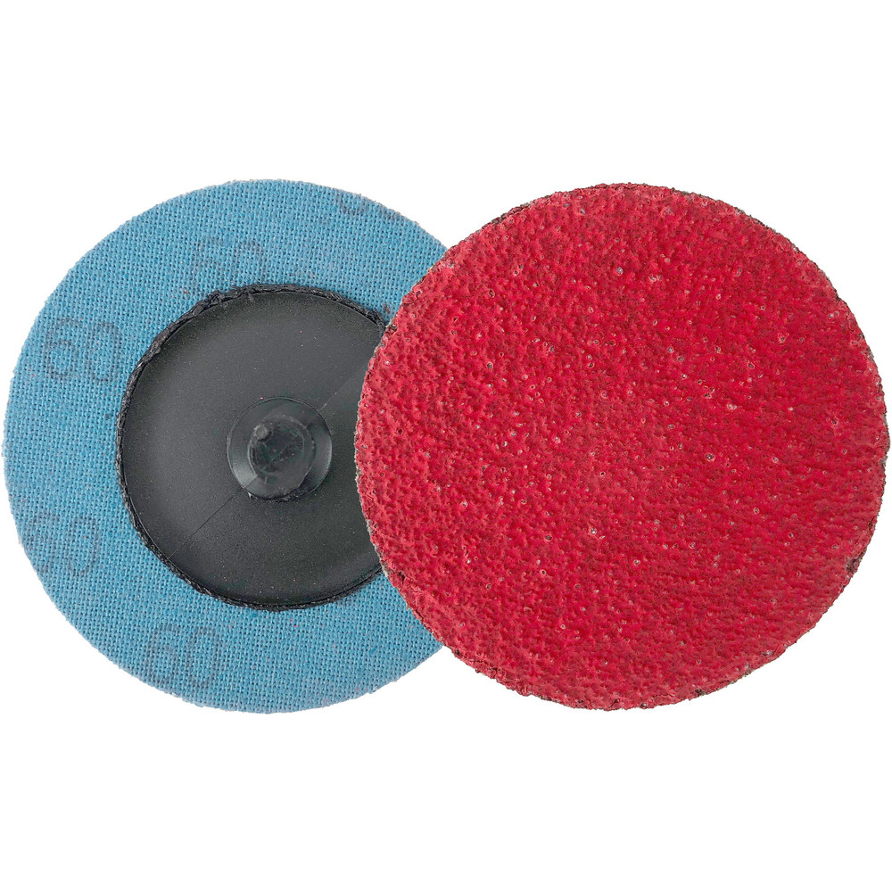 Weiler - Quick-Change Disc: Type R, 2" Dia, 60 Grit, Ceramic, Coated ...