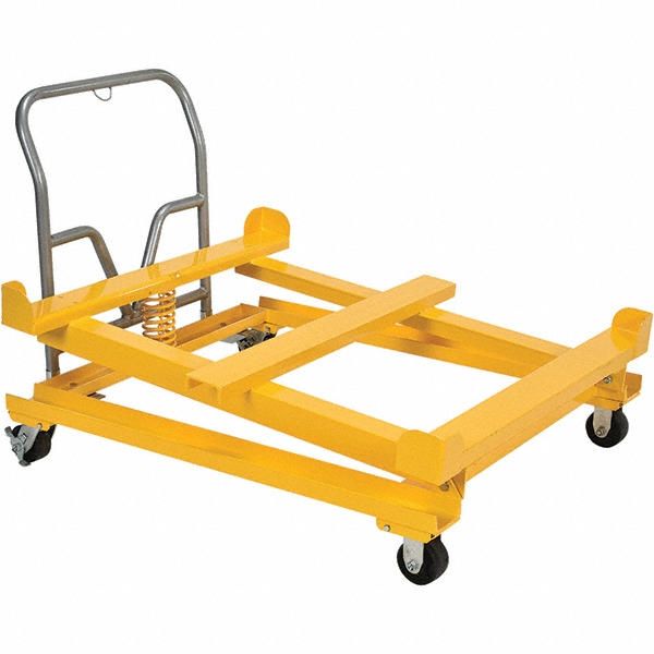 Vestil - Bulk Container Tilting Cart: 4,400 lb, 5 ° Tilt, 12.75" Min ...