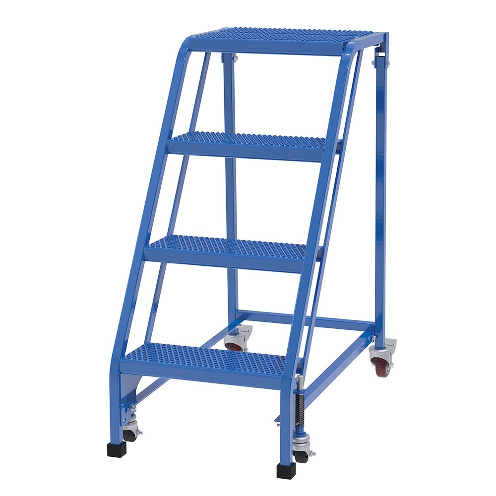 Vestil - Steel Rolling Ladder: Type Type IA, 40" Platform, 4 Step | MSC ...