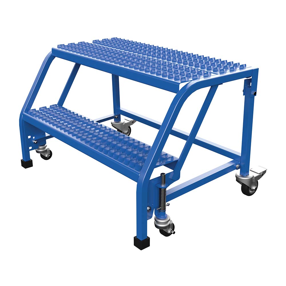 Vestil - Steel Rolling Ladder: Type Type IA, 20" Platform, 2 Step | MSC ...