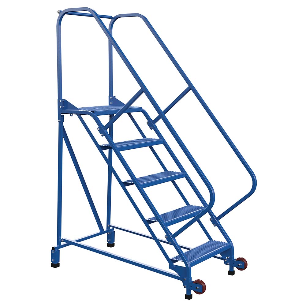 Vestil - Steel Tilt & Roll Rolling Ladder: Type Type IA, 50" Platform ...
