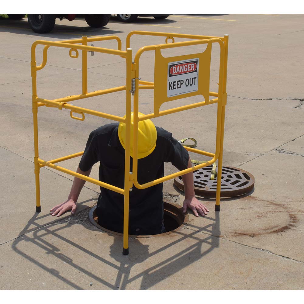 Vestil - Manhole Equipment & Accessories: Manhole Guard Rail | MSC Direct
