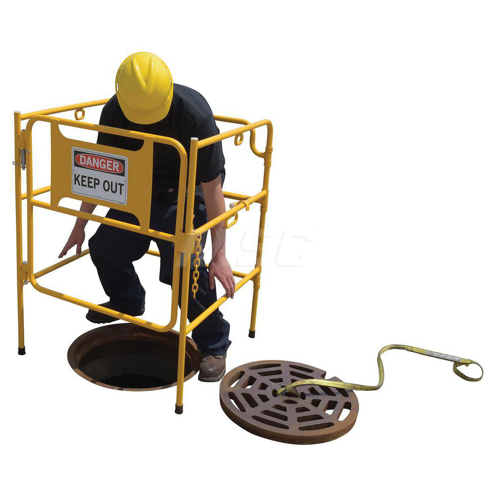Vestil - Manhole Equipment & Accessories; Type: Manhole Guard Rail ...