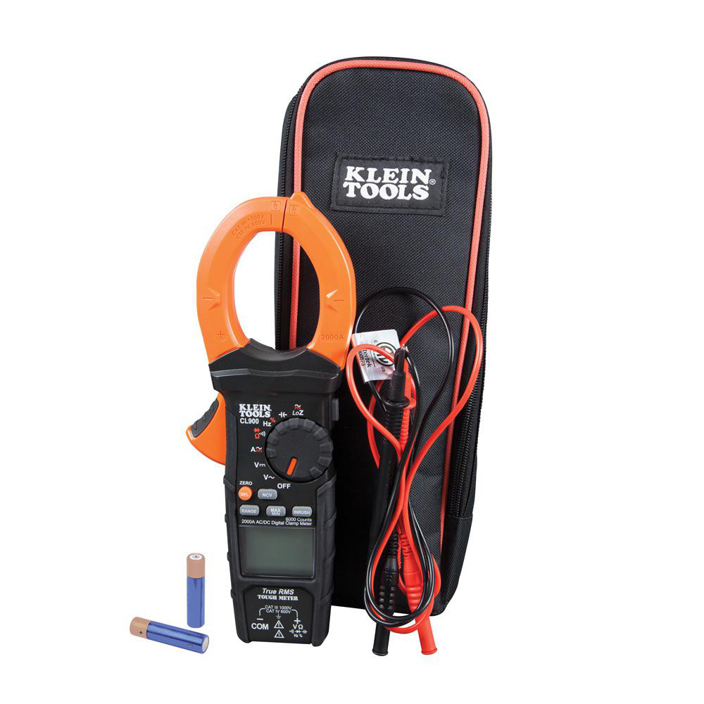 Klein Tools - Clamp Meters: Clamp Meter Type: Auto Ranging; Measures ...