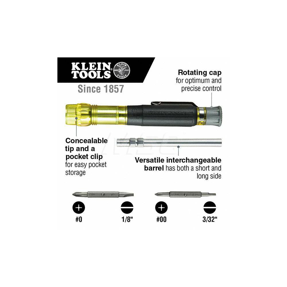 Klein Tools - 4-in-1 Bit Screwdriver | MSC Direct