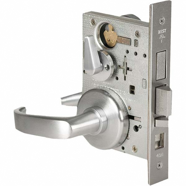 Best - Entrance with Deadbolt Lever Lockset for 1-3/4" Thick Doors ...