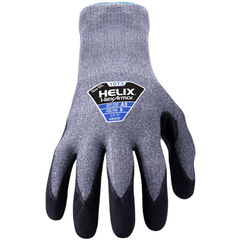 HexArmor® - Cut, Puncture & Abrasion-Resistant Gloves: Helix Helix, Size 2X-Large, ANSI Cut A3 ...