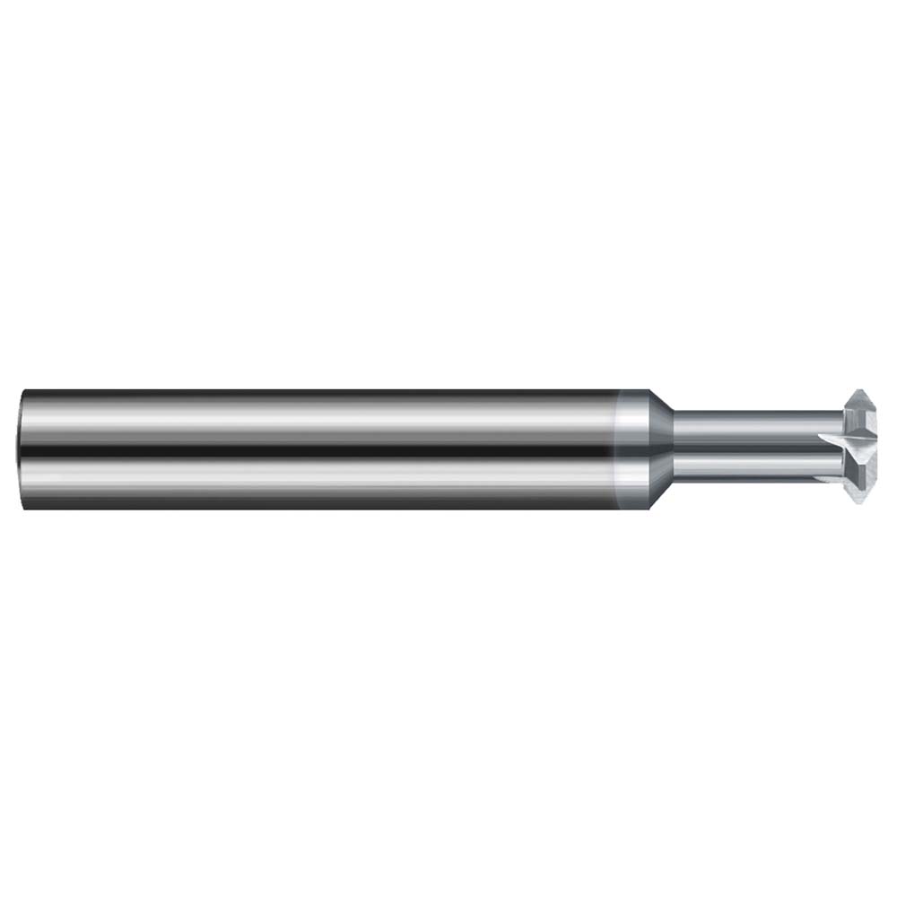 Harvey Tool - Double Angle Milling Cutter: 90 °, 1/2" Cut Dia, 0.2075 ...