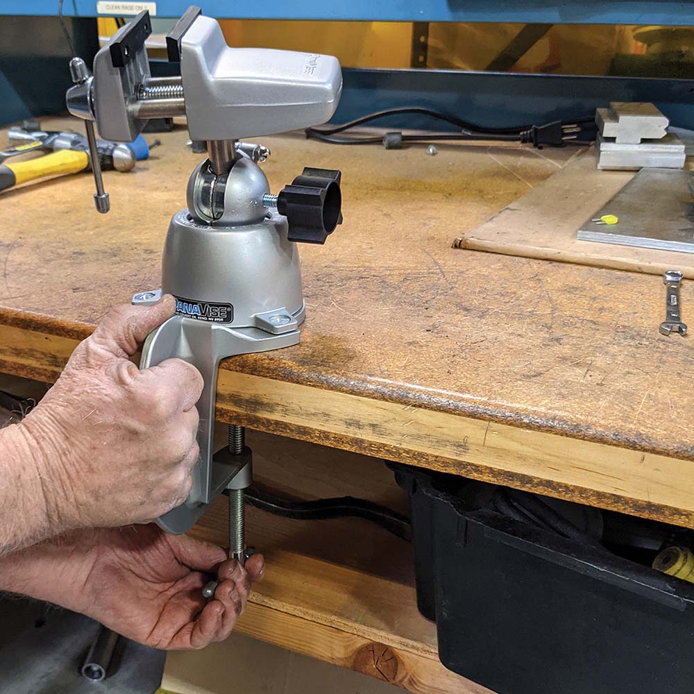Panavise - Modular Vise: 2-1/2" Jaw Width, 0.5000" Jaw Height, 2.2500 ...