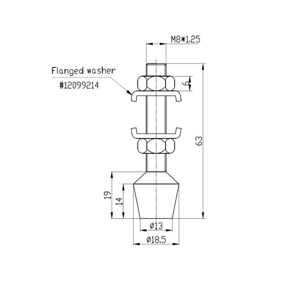 Hertel - Clamp Spindle Retainers & Flanged Washers; Type: Cap; Type ...