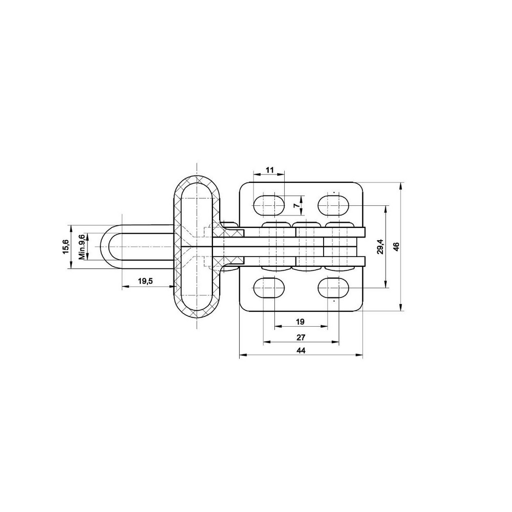 Hertel - Manual Hold-Down Toggle Clamp: Vertical, 331.00 lb Capacity, U ...
