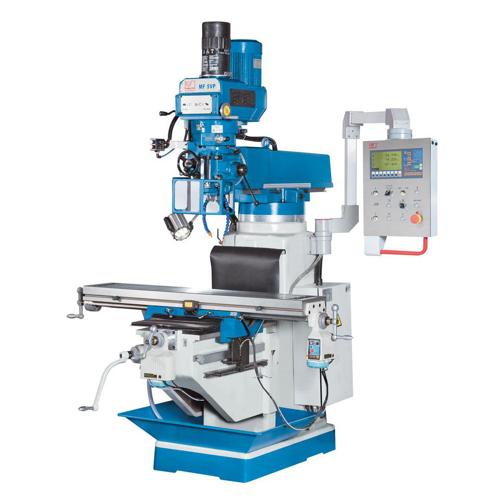 Knuth - 10" x 54" Knee Milling Machine: 5.00 hp, Frequency | MSC Direct