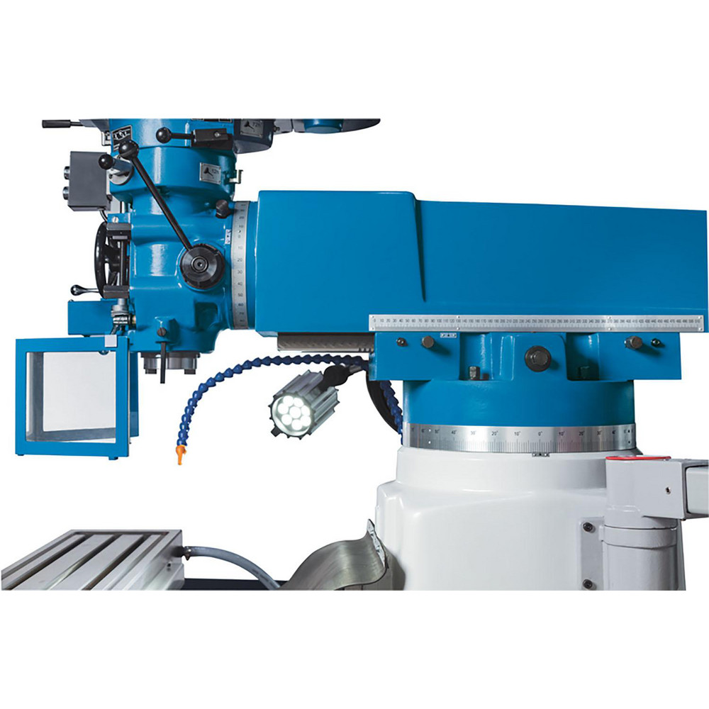 Knuth - 10" x 54" Knee Milling Machine: 5.00 hp, Frequency | MSC Direct