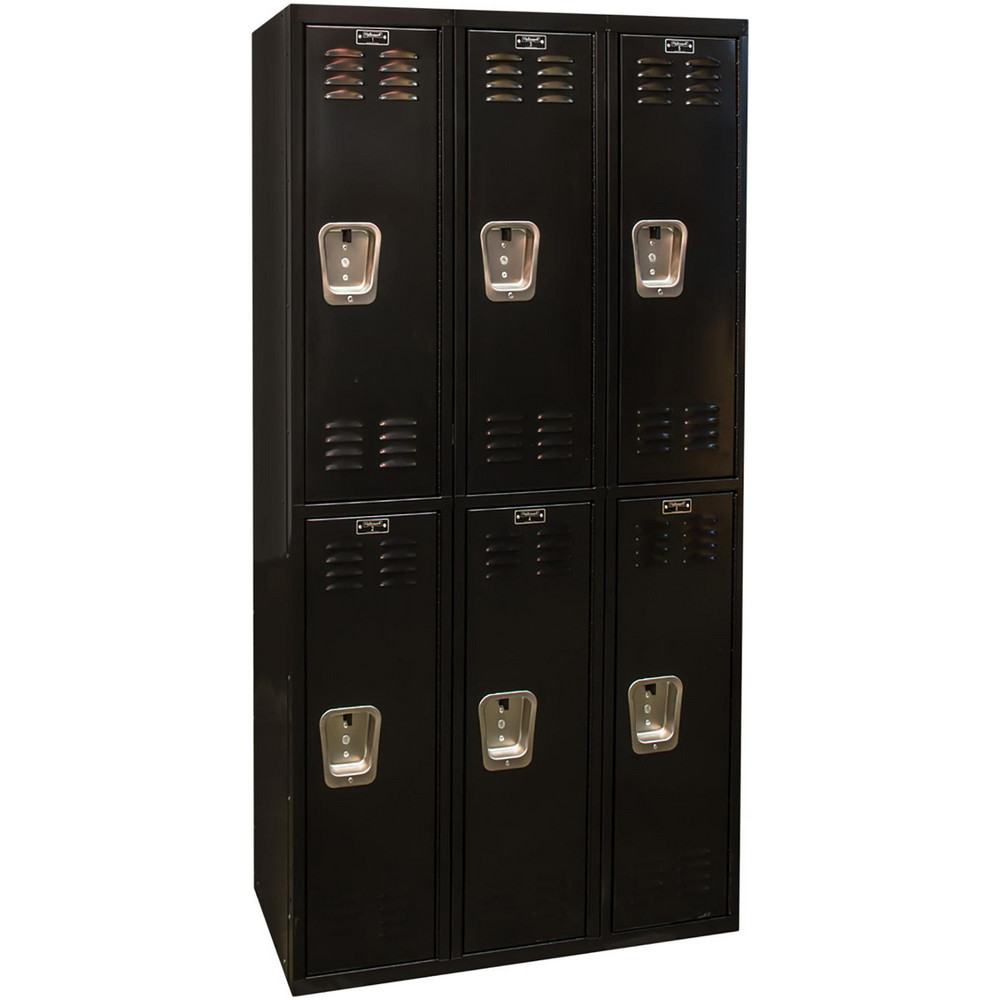 Hallowell - Horizontal Locker: 36" Wide, 18" Deep, 72" High, Latch ...