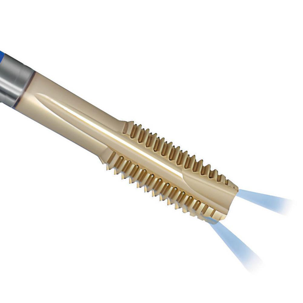 Guhring - Spiral Point Tap: M14x1.5 Metric Fine, 4 Flutes, Plug Chamfer, 6HX Class of Fit, HSS ...