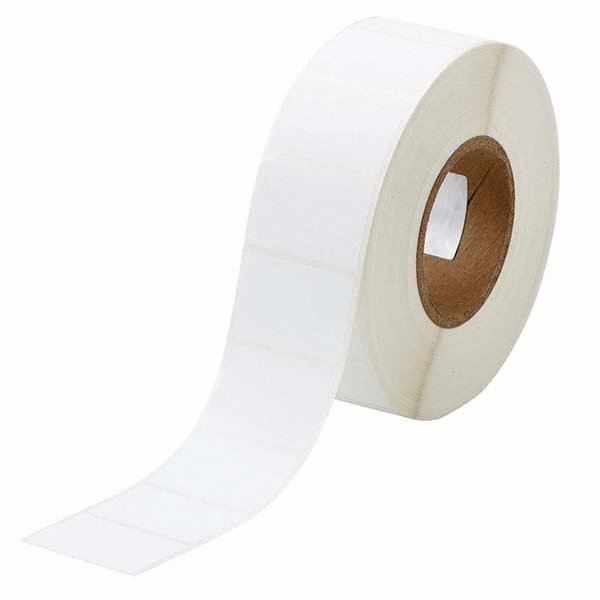 Brady - Label Maker Label: White, Polyester, 3,000 per Roll | MSC Direct
