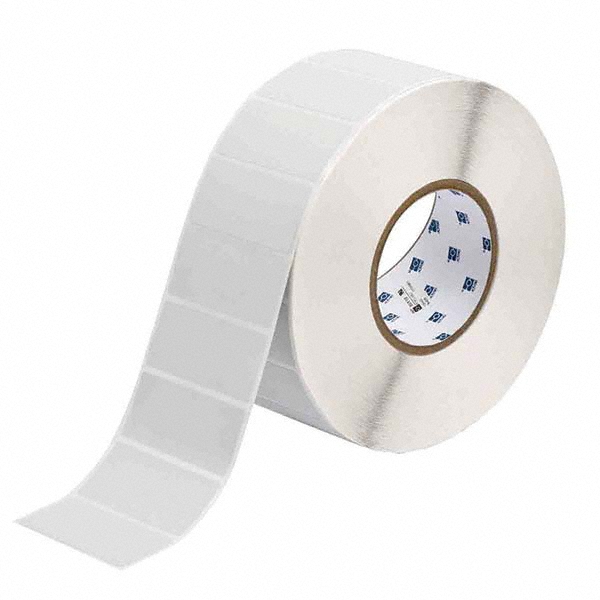 Brady - Label Maker Label: Light Gray, Metallized Polyester, 3,000 per ...