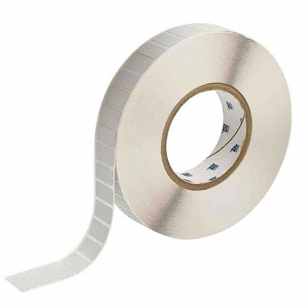 Brady - Label Maker Label: Light Gray, Metallized Polyester, 5,000 per ...