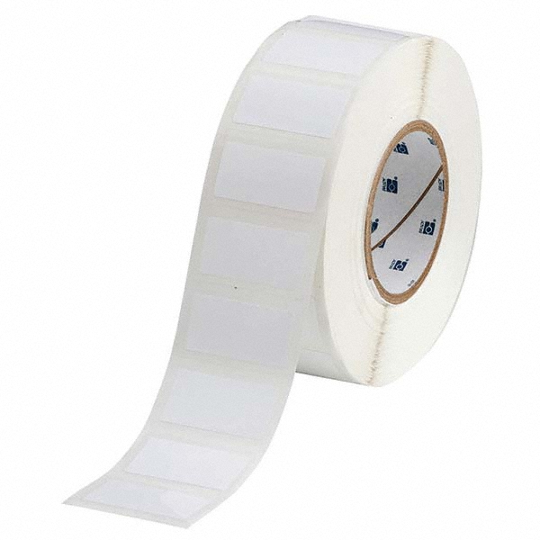 Brady - Label Maker Label: White, Polyester, 2,000 per Roll | MSC Direct