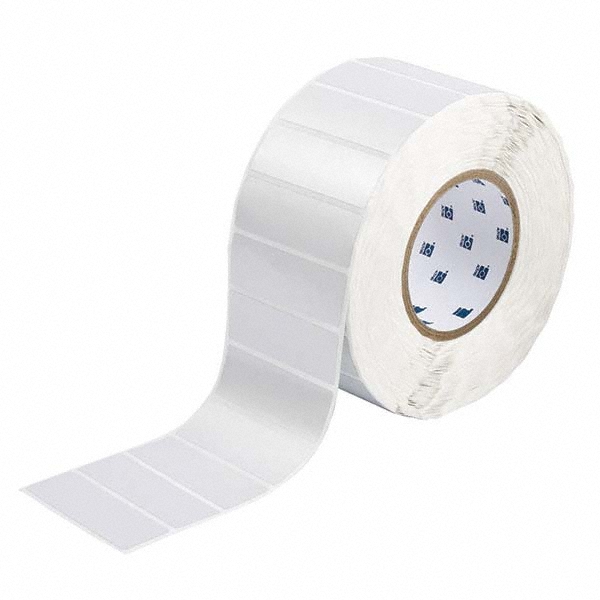 Brady - Label Maker Label: Silver, Metallized Polyester, 3,000 per Roll ...