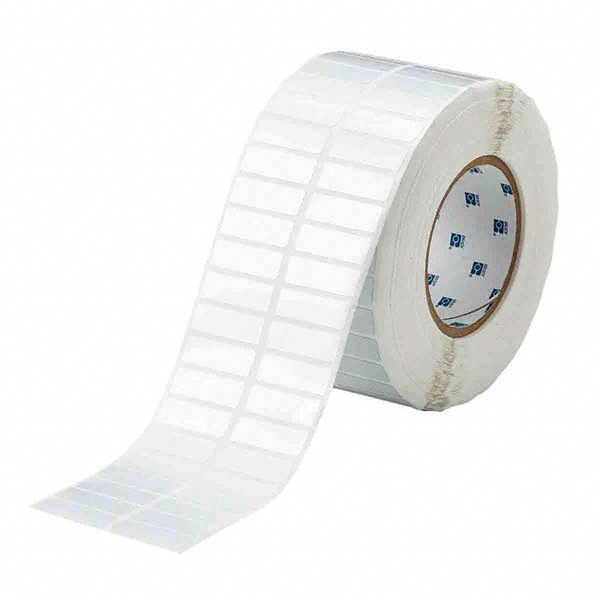 Brady - Label Maker Label: Silver, Metallized Polyester, 1-1/2" OAW ...