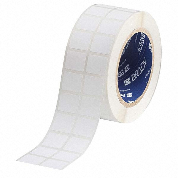 Brady - Label Maker Label: White, Polyester, 3,000 per Roll | MSC Direct