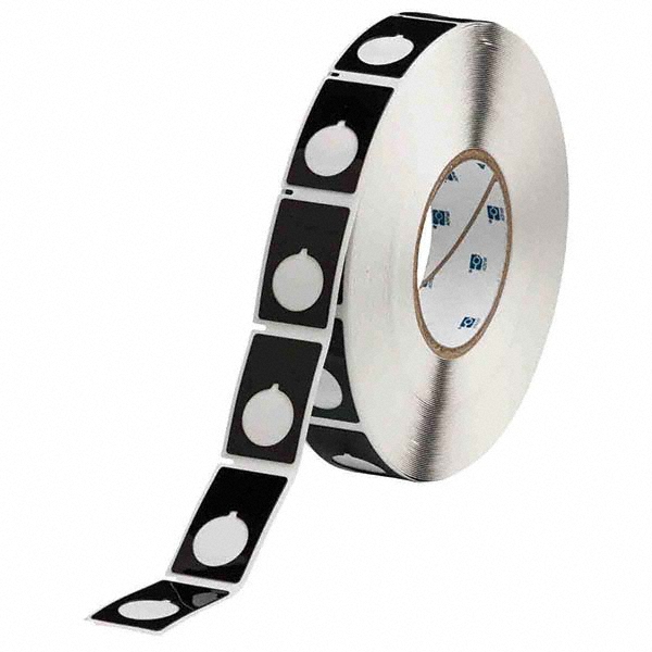 Brady - Label Maker Label: Black, Polyester, 500 per Roll | MSC Direct