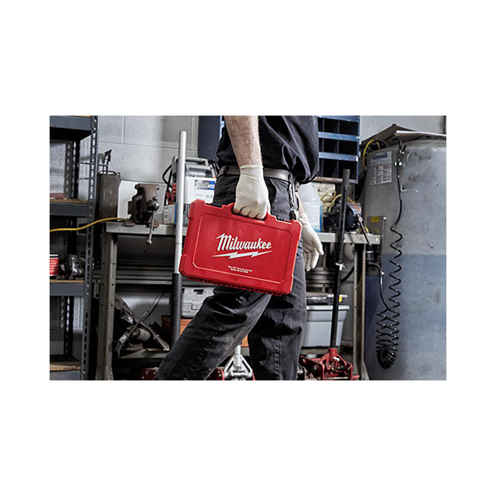 Milwaukee Tool - Socket Set: Ratchet & Socket, 32 Pc, 3/8" Drive, 6.00 ...