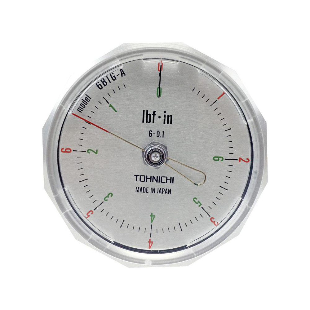 Tohnichi - 1-8.5MM .6-6 .1LBF.IN TORQUE GAUGE | MSC Direct