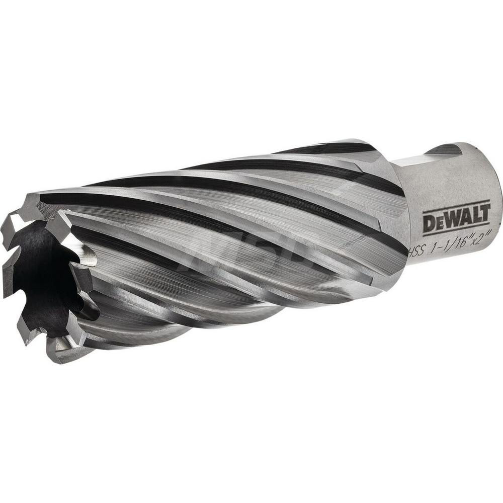DeWALT - Annular Cutter: 1-1/16" Dia, 2" Depth of Cut, High Speed Steel ...