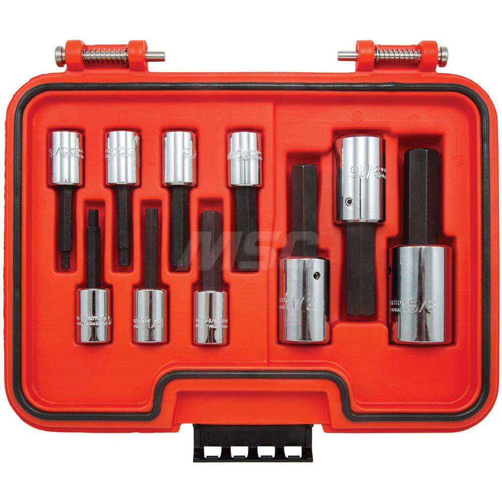 Proto - Torx Bit Socket Set: 10 Pc, 3/8 & 1/2" Drive | MSC Direct