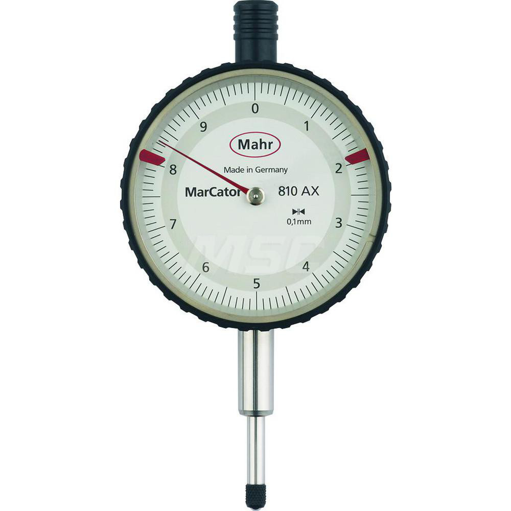 Mahr - Dial Drop Indicator: 0.4000" Max Measurement, 0-100 Dial Reading, +/-0.0004" Accuracy ...