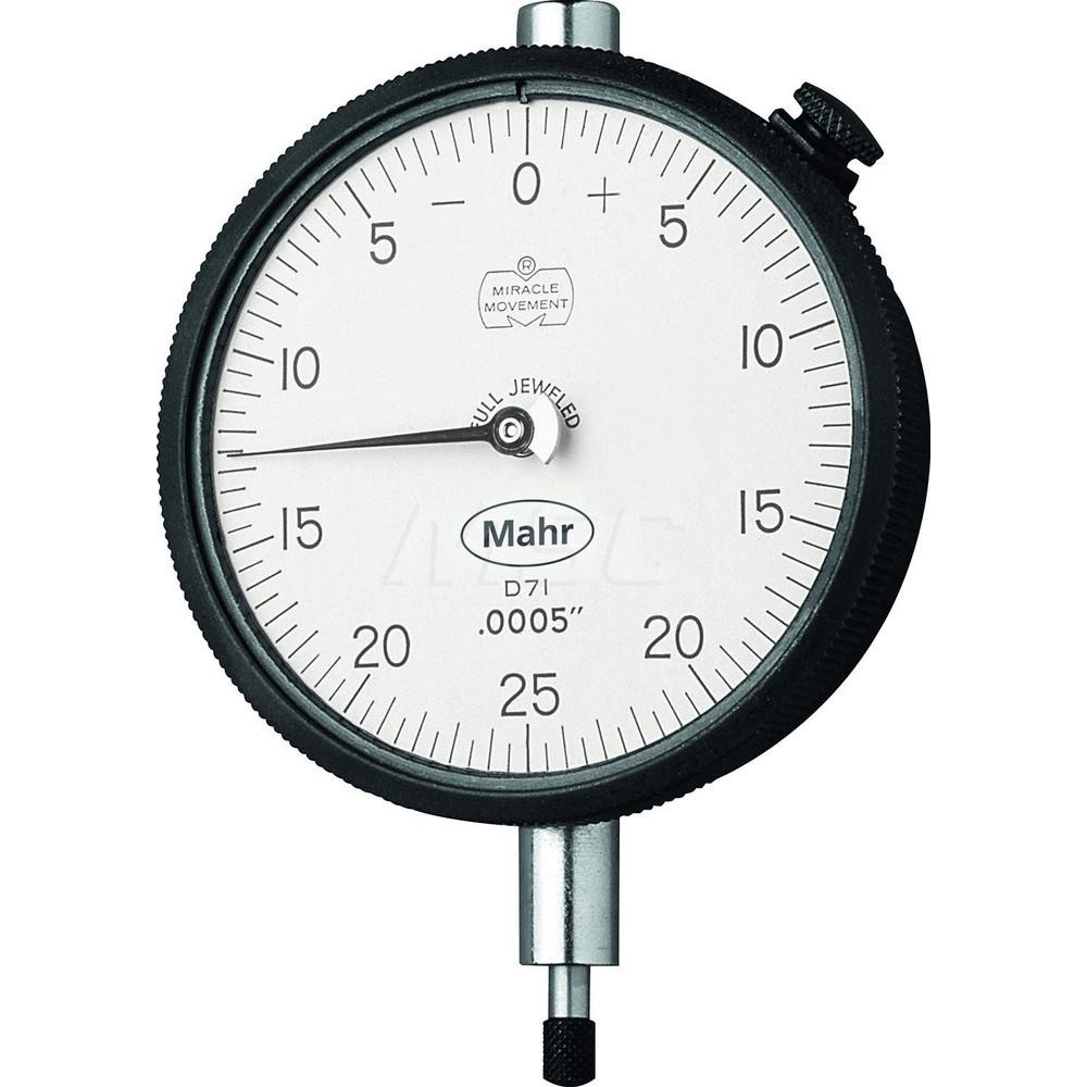 Mahr - Dial Drop Indicator: 0.0250" Max Measurement, 0-5-0 Dial Reading, 0.0001" Accuracy | MSC ...