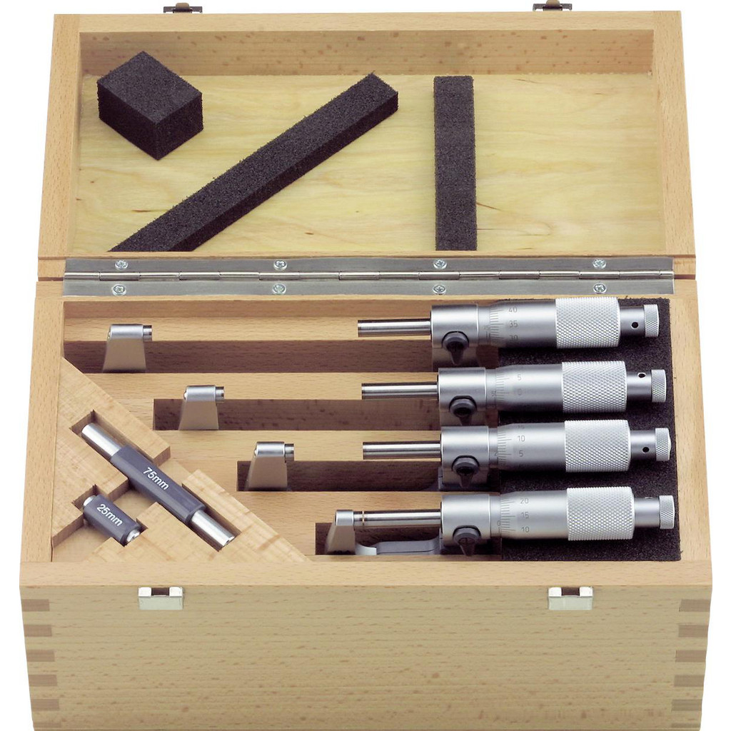 Mahr - Mechanical Outside Micrometer: 0.0004" Graduation | MSC Direct