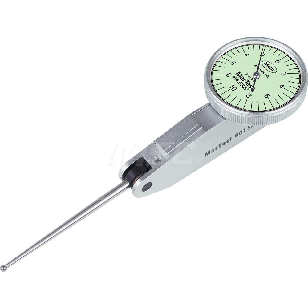 Mahr - Dial Test Indicator: 0.25 mm Max, 10-0-10 Dial Reading | MSC Direct