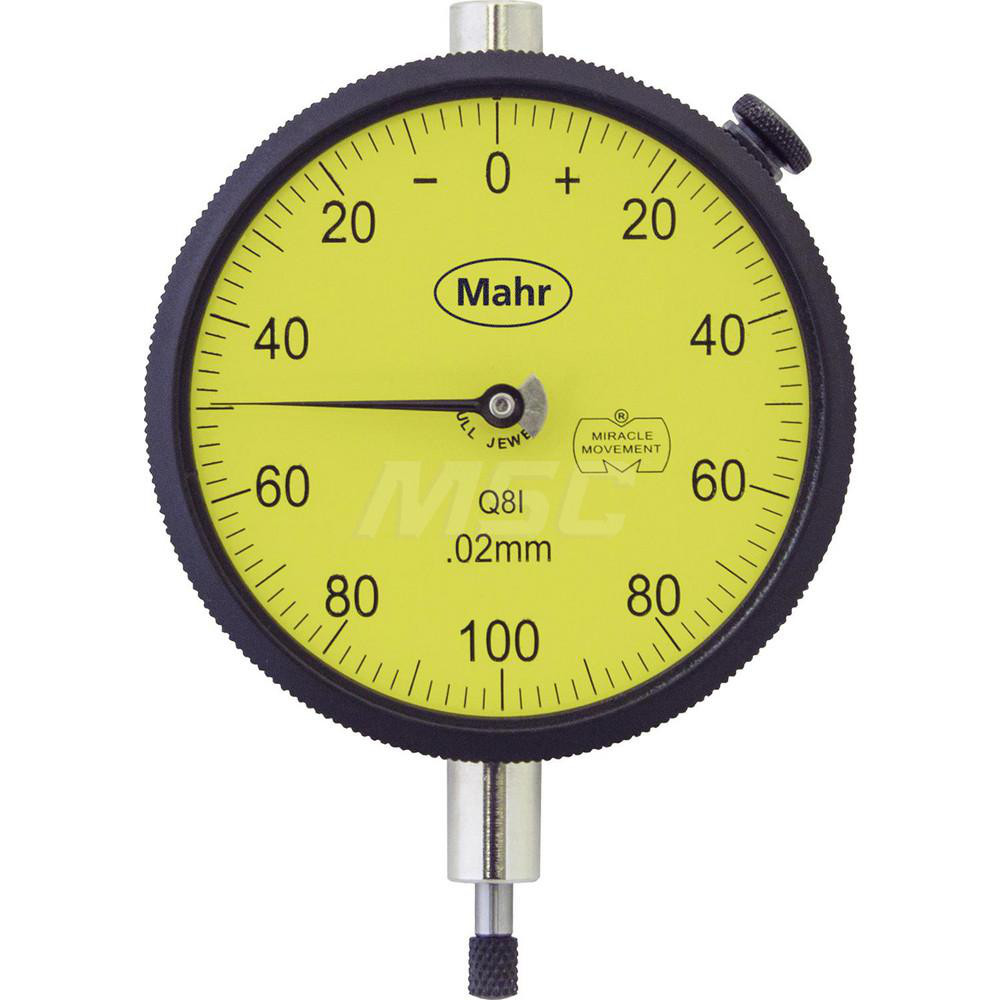 Mahr - Dial Drop Indicator: 0.1000" Max Measurement, 0-100 Dial Reading, +/-0.0008" Accuracy ...