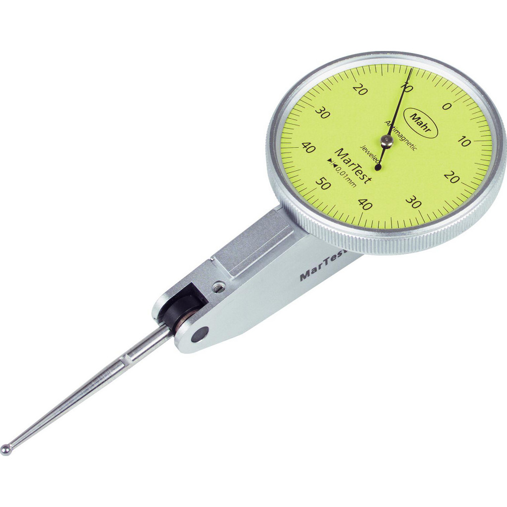 Mahr - Dial Test Indicator: 0.50 mm Max, 50-0-50 Dial Reading | MSC Direct