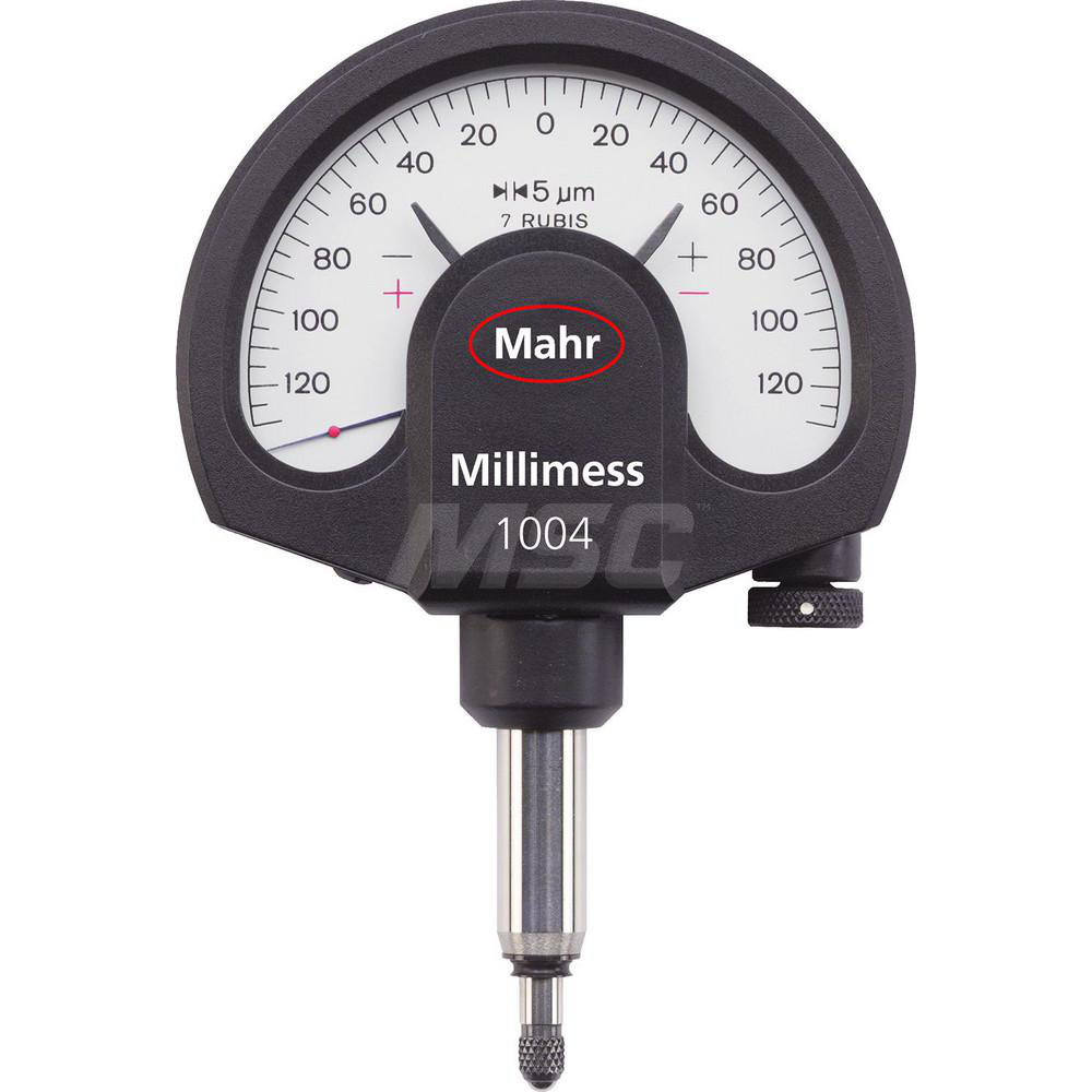 Mahr - Dial Comparator Gages; Dial Graduation (micro m): 5.00; Dial Graduation (mm): 5.0000 ...