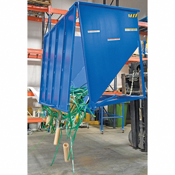 Vestil - Hoppers & Basket Trucks; Type: Chute Hopper ; Load Capacity ...